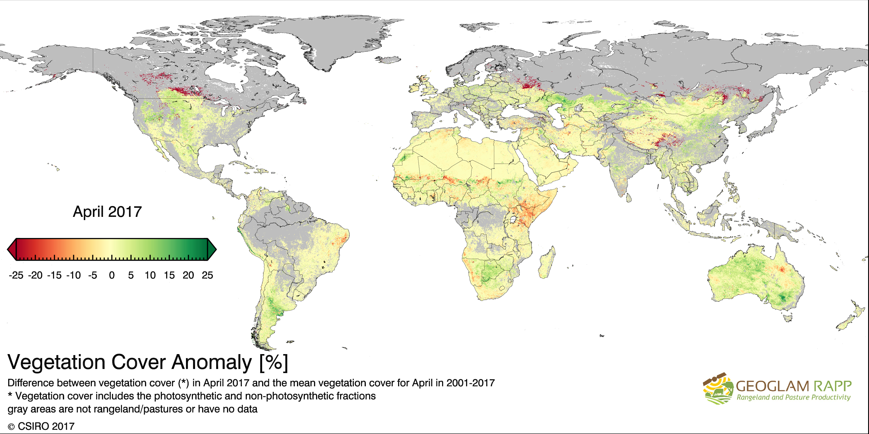 Vegetation Cover Anomaly | GEOGLAM RAPP